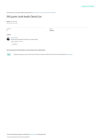 Checklist to audit clauses of ISO 45001.pdf