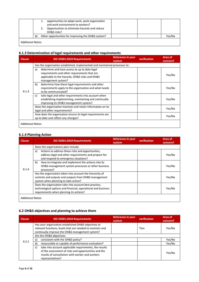 Checklist to audit clauses of ISO 45001.pdf