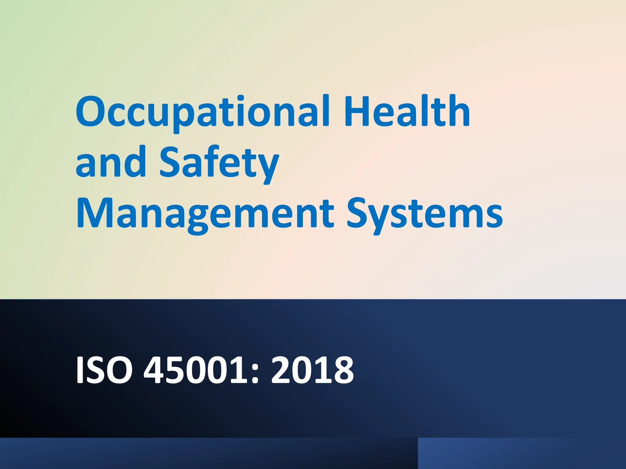 ISO 45001_2018 Management Occupational health and safety management ...