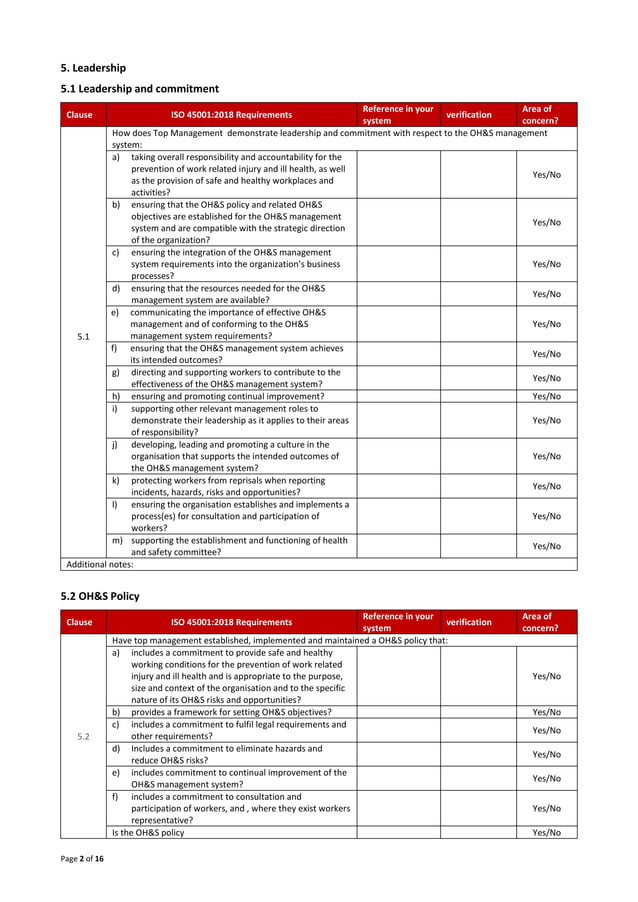 ISO 45001 audit checklist .pdf