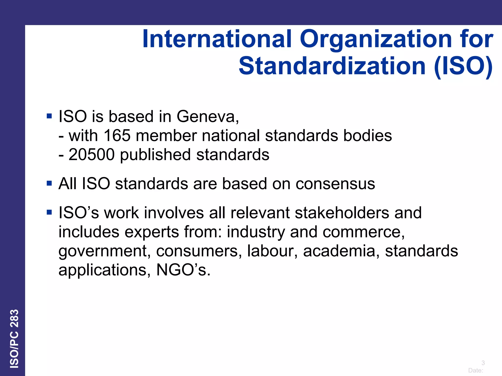 ISO 45001 Current Status of Development from ISO | PDF