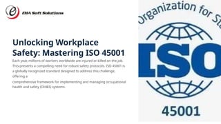 ISO 45001 Occupational Health and Safety Management System | PPTX