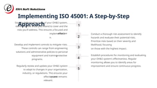 ISO 45001 Occupational Health and Safety Management System | PPT