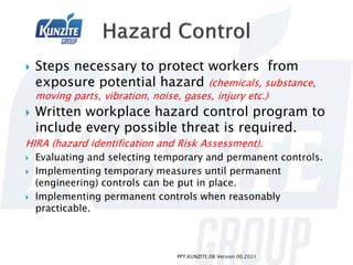 Iso 45001 risk elimination and safety committee | PDF