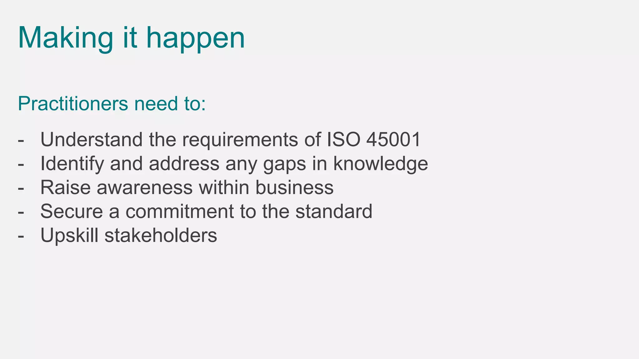 Iso 45001 short introduction v2 | PPTX