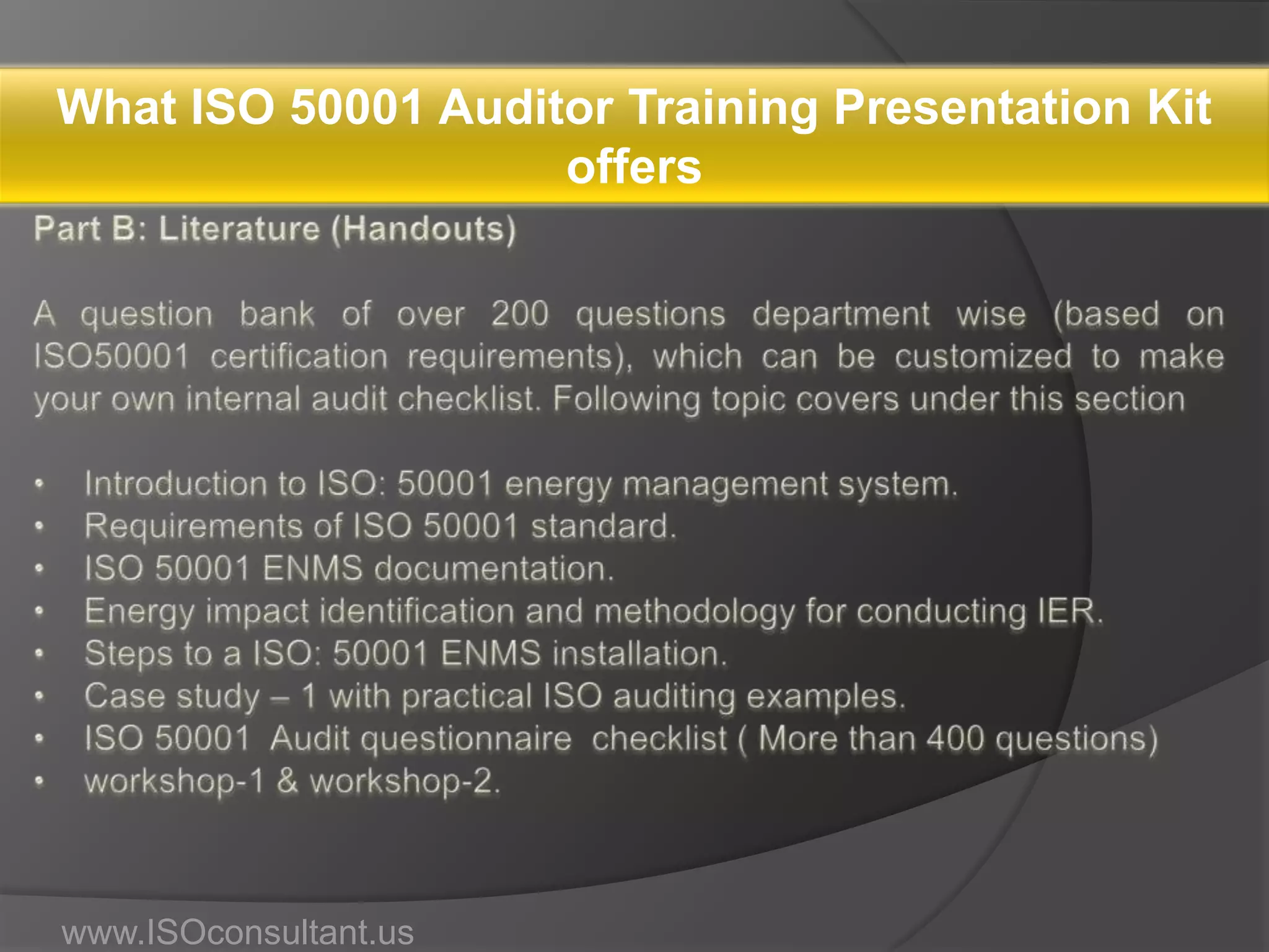 ISO 50001 PPT and Presentation Kit | PPTX