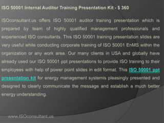 ISO 50001 PPT and Presentation Kit | PPTX | Business and Finance