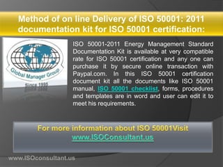 ISO 50001 PPT and Presentation Kit | PPTX | Business and Finance