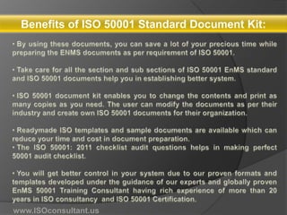 ISO 50001 PPT and Presentation Kit | PPTX | Business and Finance
