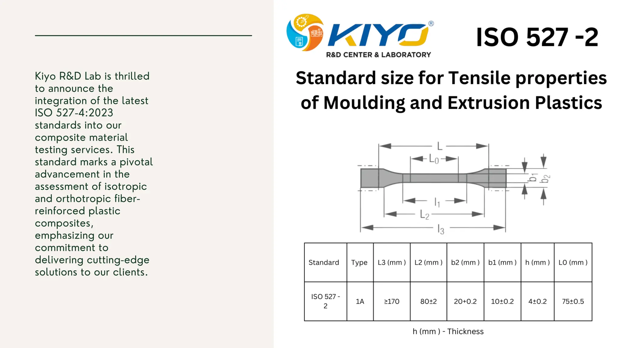 ISO 527-4:2023 specifications - kiyorndlab | PDF