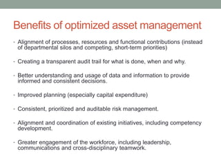 ISO 55000 - Where are your key assets? | PPTX