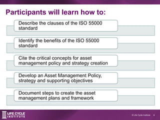 ISO 55000: Asset Management System Workshop | PPTX