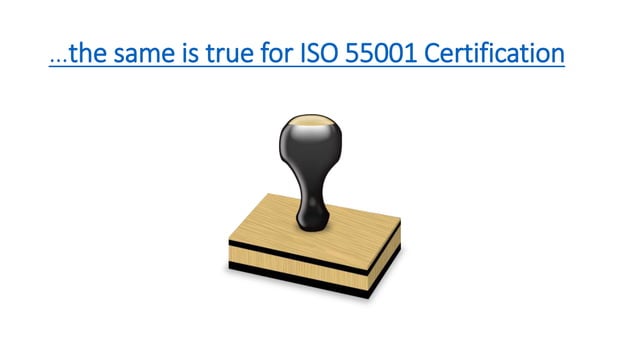 ISO 55001 Certification | PPTX