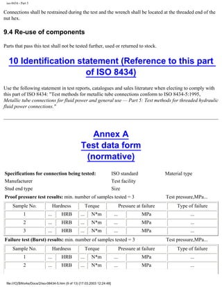 Iso 8434 5 | PDF