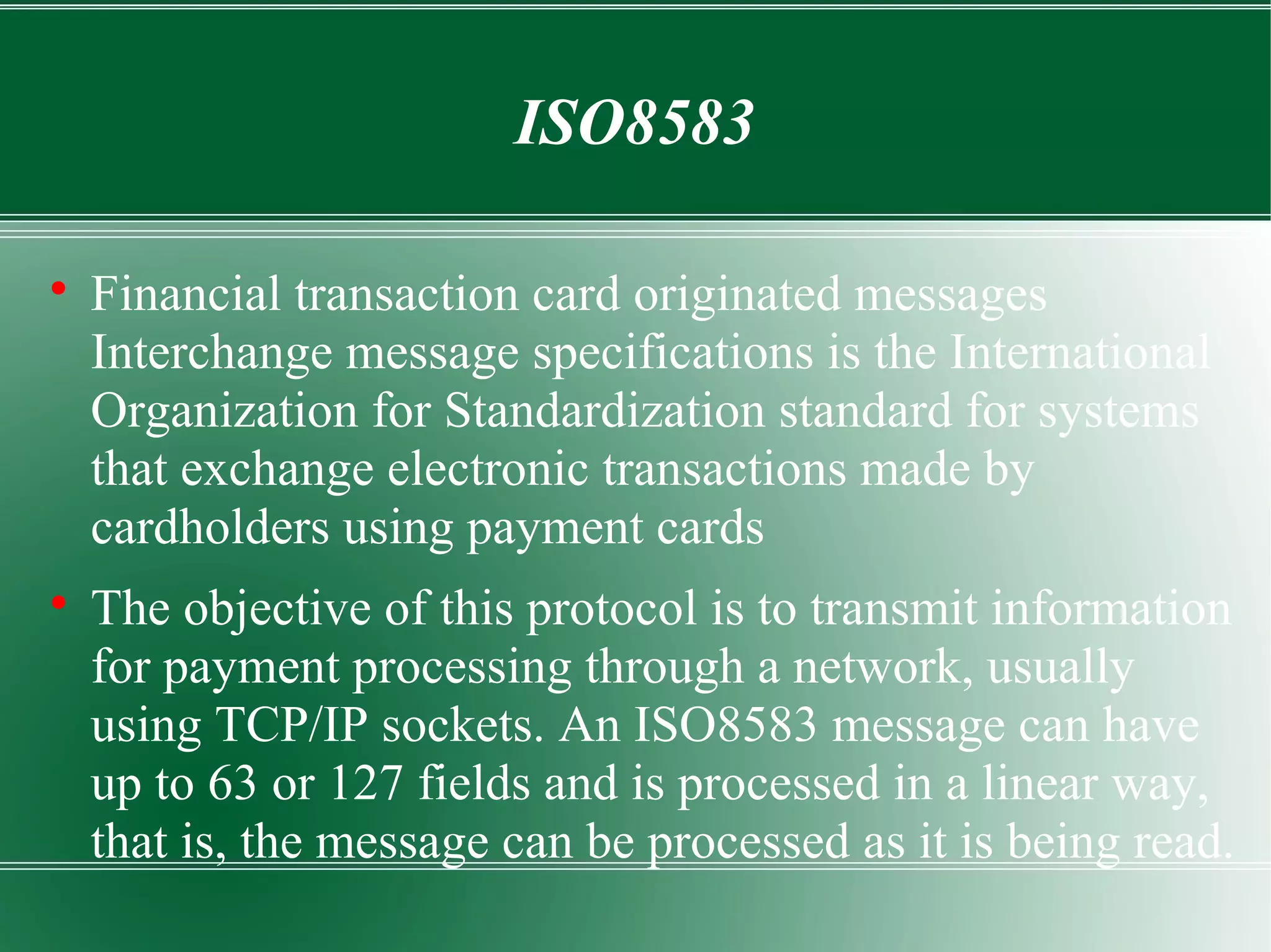 Iso8583 | PPT