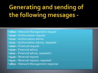 ISO 8583 Financial Message Format | PPTX