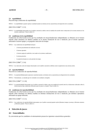 ISO 8586 Análisis sensorial Análisis sensorial | PDF