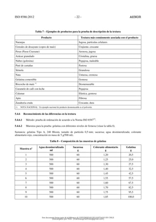 ISO 8586 Análisis sensorial Análisis sensorial | PDF