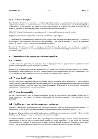 ISO 8586 Análisis sensorial Análisis sensorial | PDF