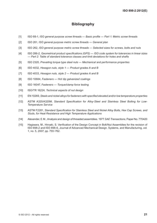 ISO 898-2 2012 Fasteners — Mechanical properties of fasteners made of ...
