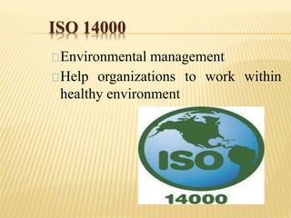ISO 9000 & ISO 14000 | PPTX