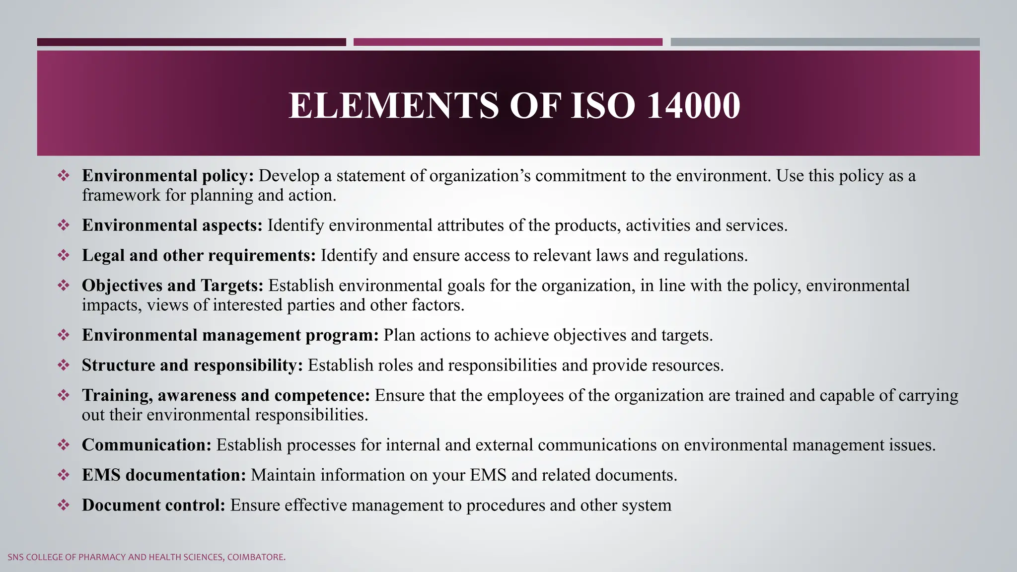 OVERVIEW, BENEFITS, ELEMENTS AND STEPS FOR REGISTRATION OF ISO 9000 ...