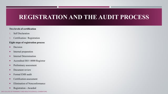 OVERVIEW, BENEFITS, ELEMENTS AND STEPS FOR REGISTRATION OF ISO 9000 ...