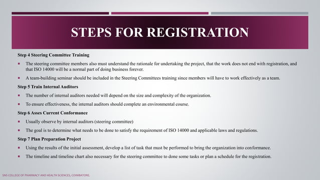 OVERVIEW, BENEFITS, ELEMENTS AND STEPS FOR REGISTRATION OF ISO 9000 ...