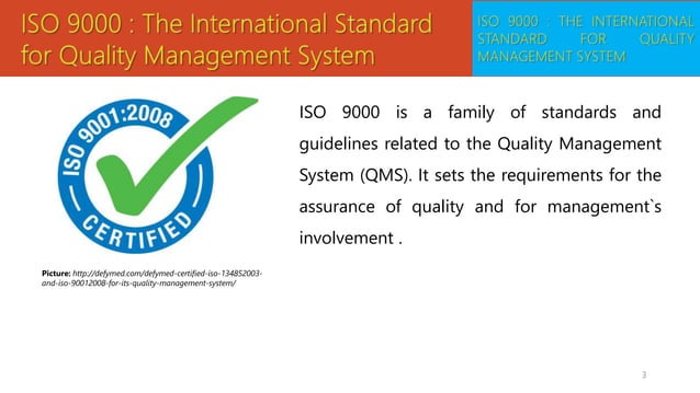 ISO 9000 AND TOTAL QUALITY MANAGEMENT: THE RELATIONSHIP | PPTX