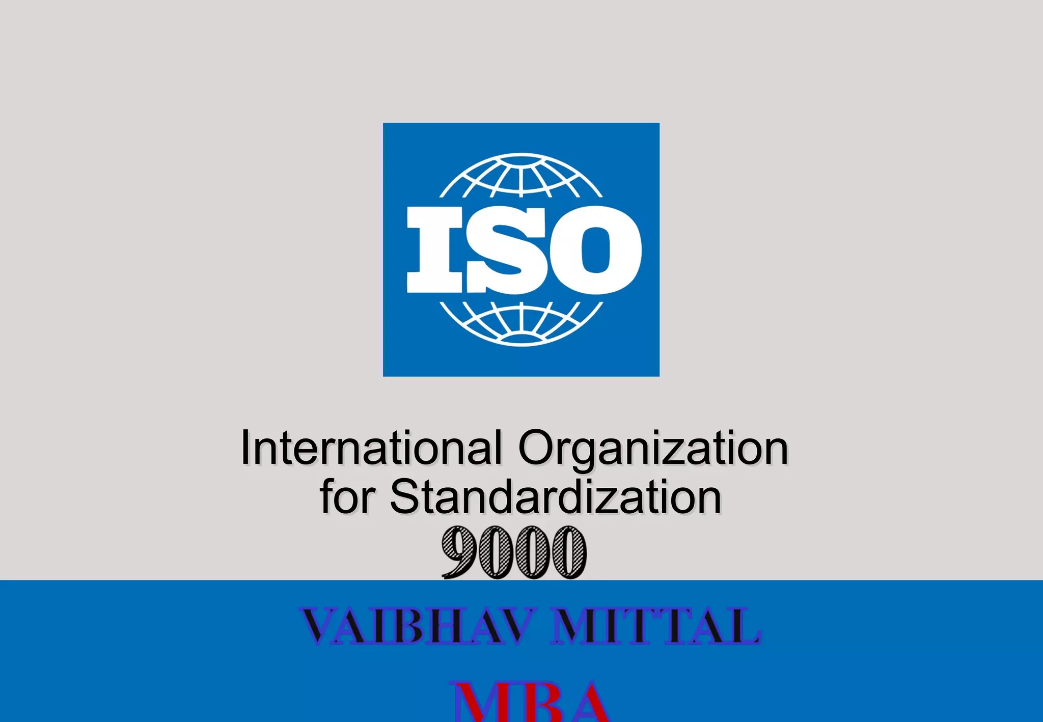 Iso 9000 | PPT