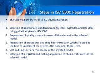 Iso 9000 overview | PPT