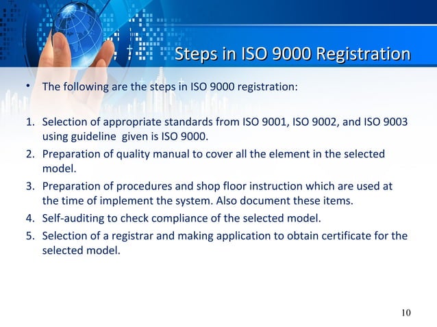 Iso 9000 overview | PPT