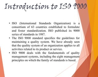 Iso 9000 ,ISO,Quality Standard,Total quality Management | PDF