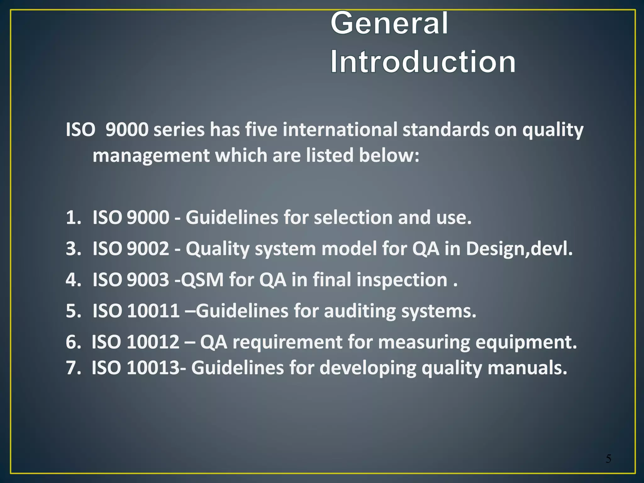 Iso 9000 ppt qa 2021 | PPT