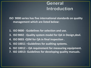 Iso 9000 ppt qa 2021 | PPT