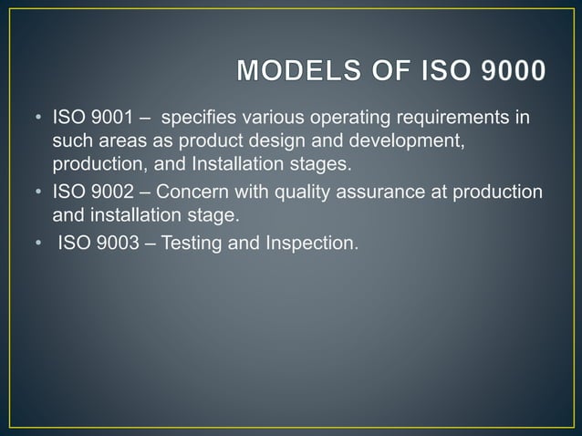 Iso 9000 ppt qa 2021 | PPT