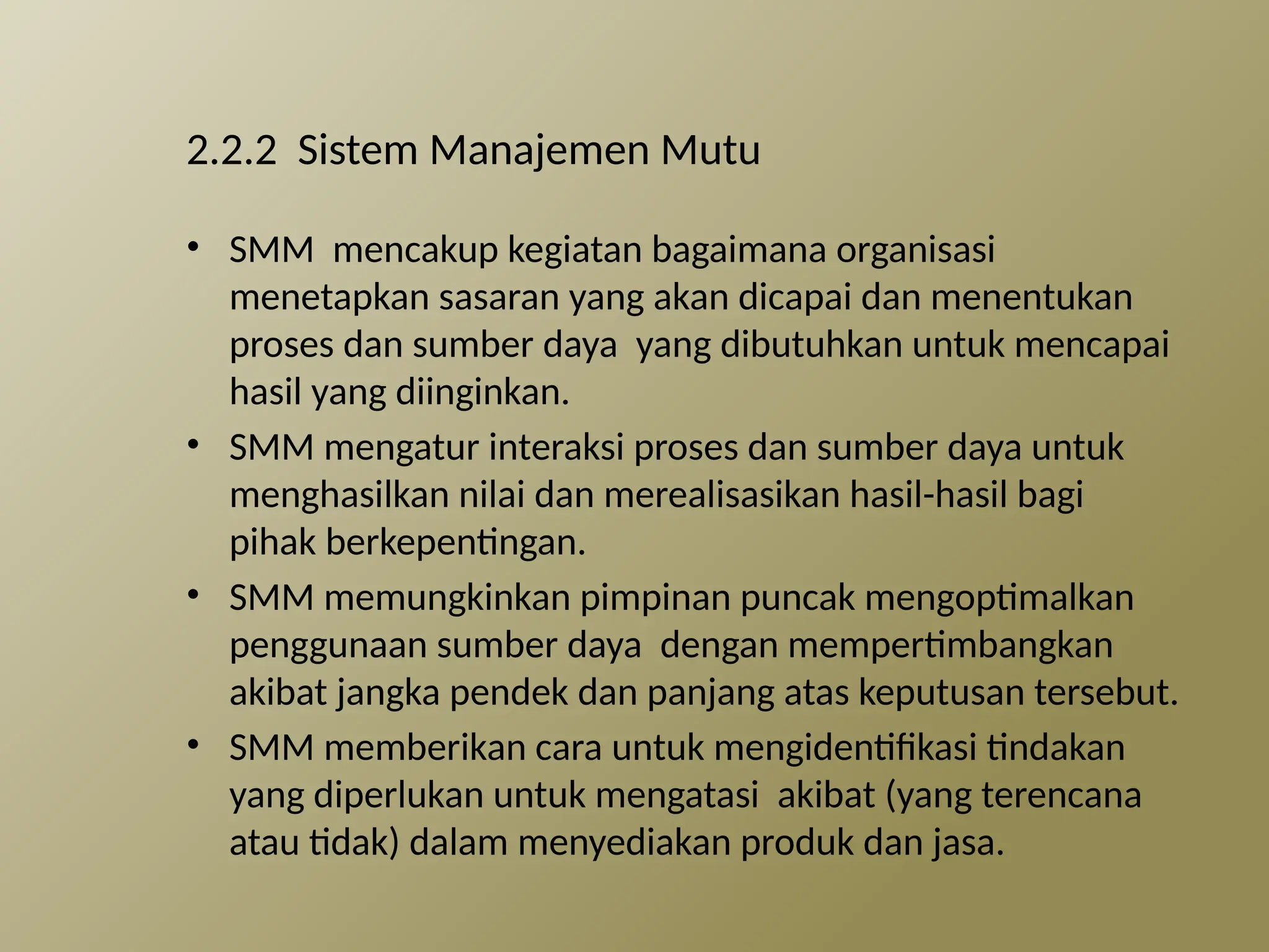 ISO 9001 (Sistem Manajemen Mutu) Presentation | PPTX