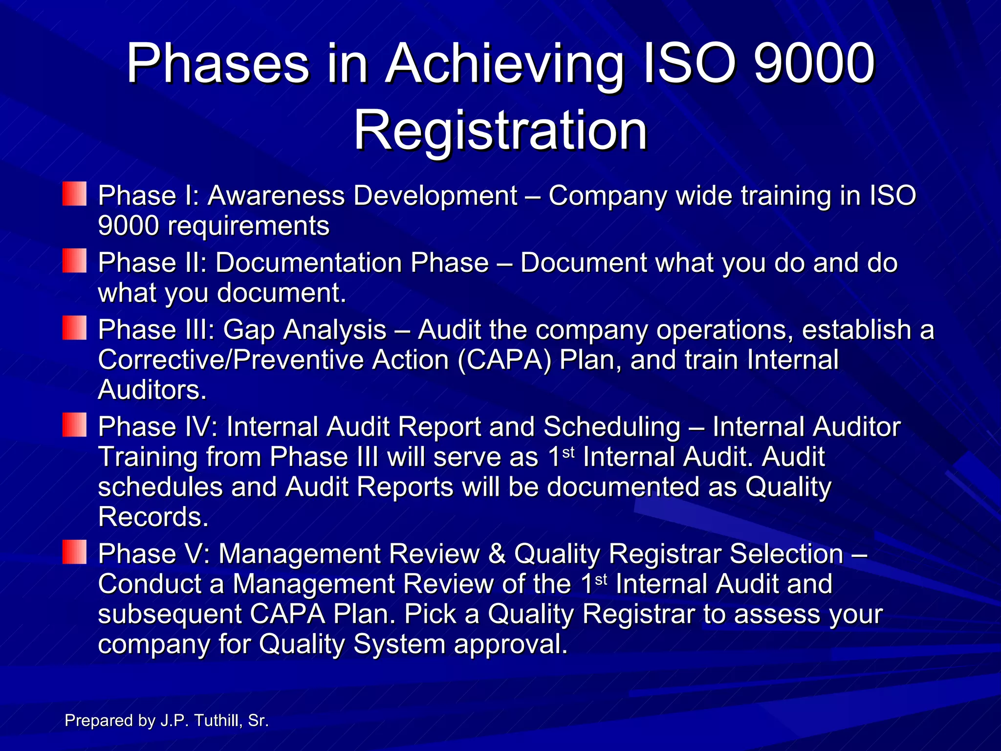 Iso 9000 Presentation | PPT