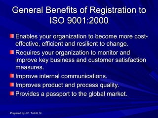Iso 9000 Presentation | PPT | Business | Business and Finance
