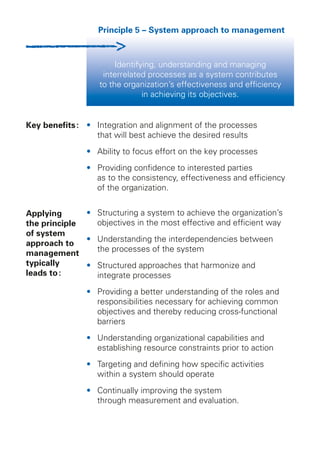 Iso 9000 principles | PDF | Business Administration | Business