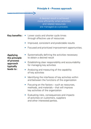 Iso 9000 principles | PDF