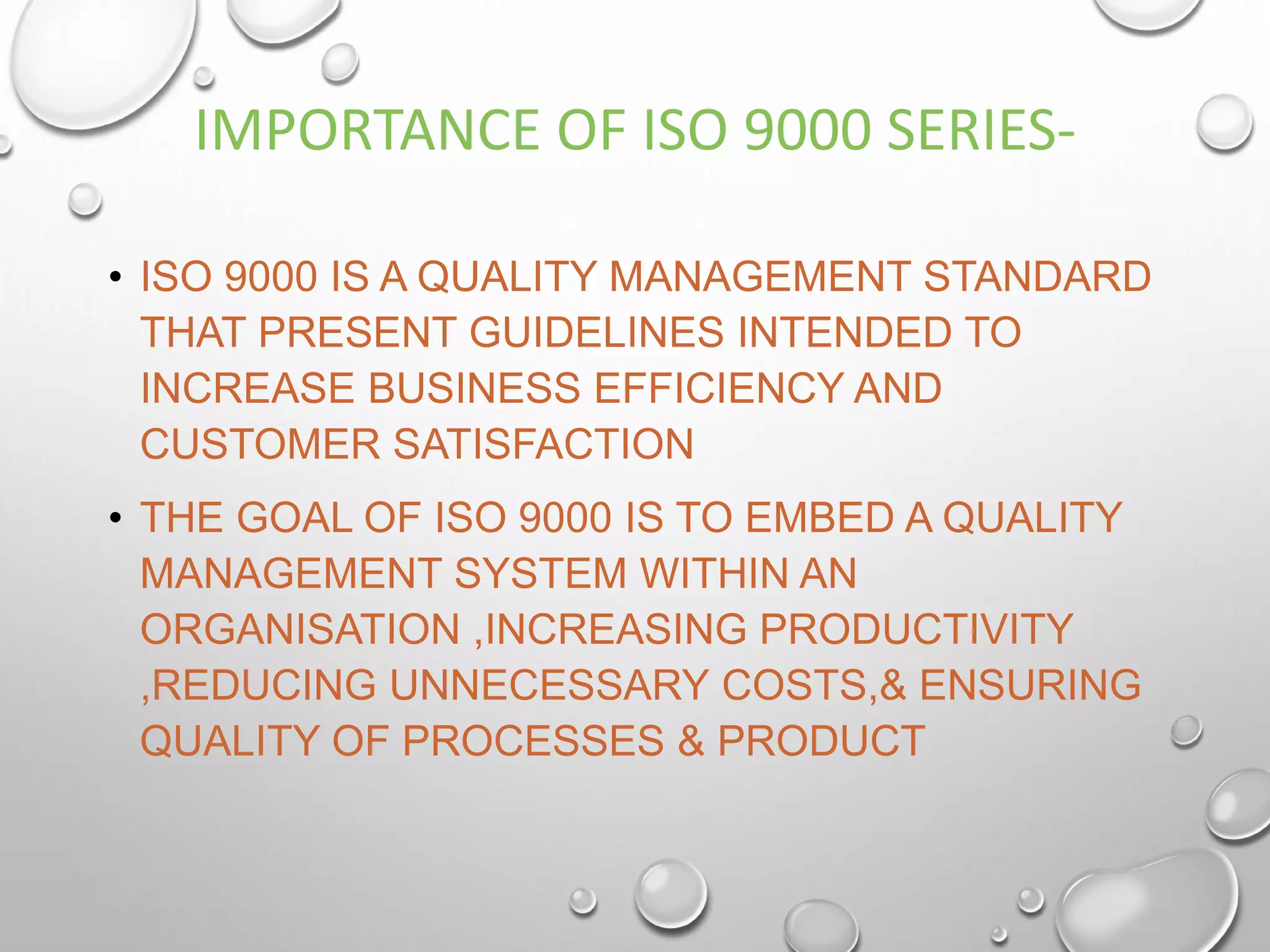 Iso 9000 series | PDF