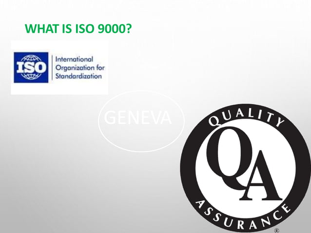 Iso 9000 series | PDF
