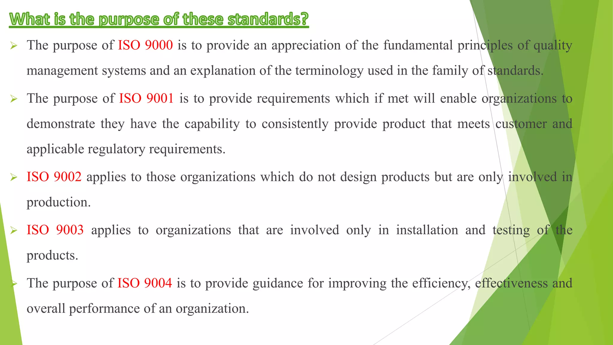 Iso 9000 series ppt | PPTX