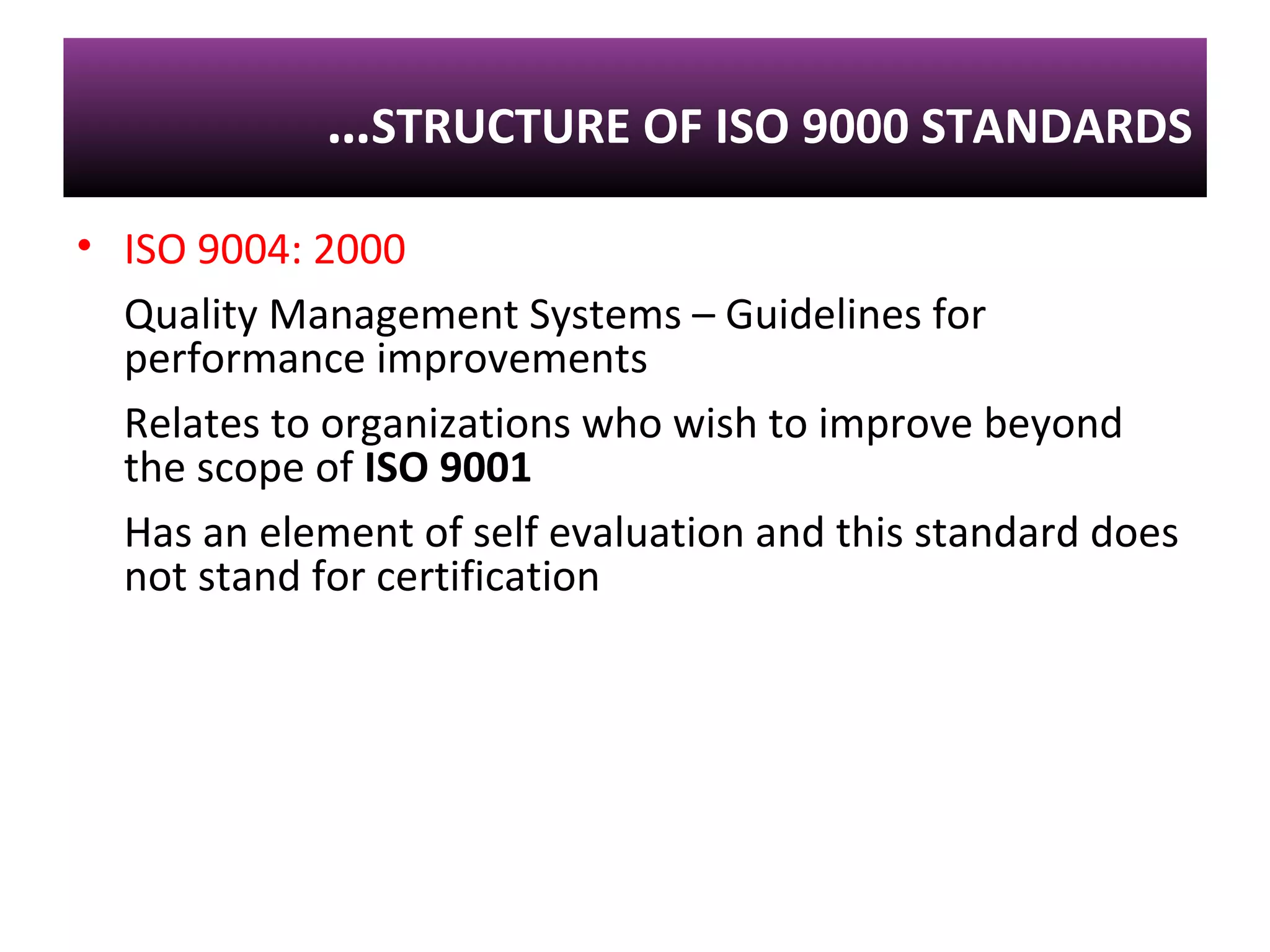 ISO 9000 standards | PPT