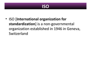 ISO 9000 standards | PPT