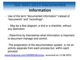 ISO 9001:2015-Consequences for Organisation | PDF
