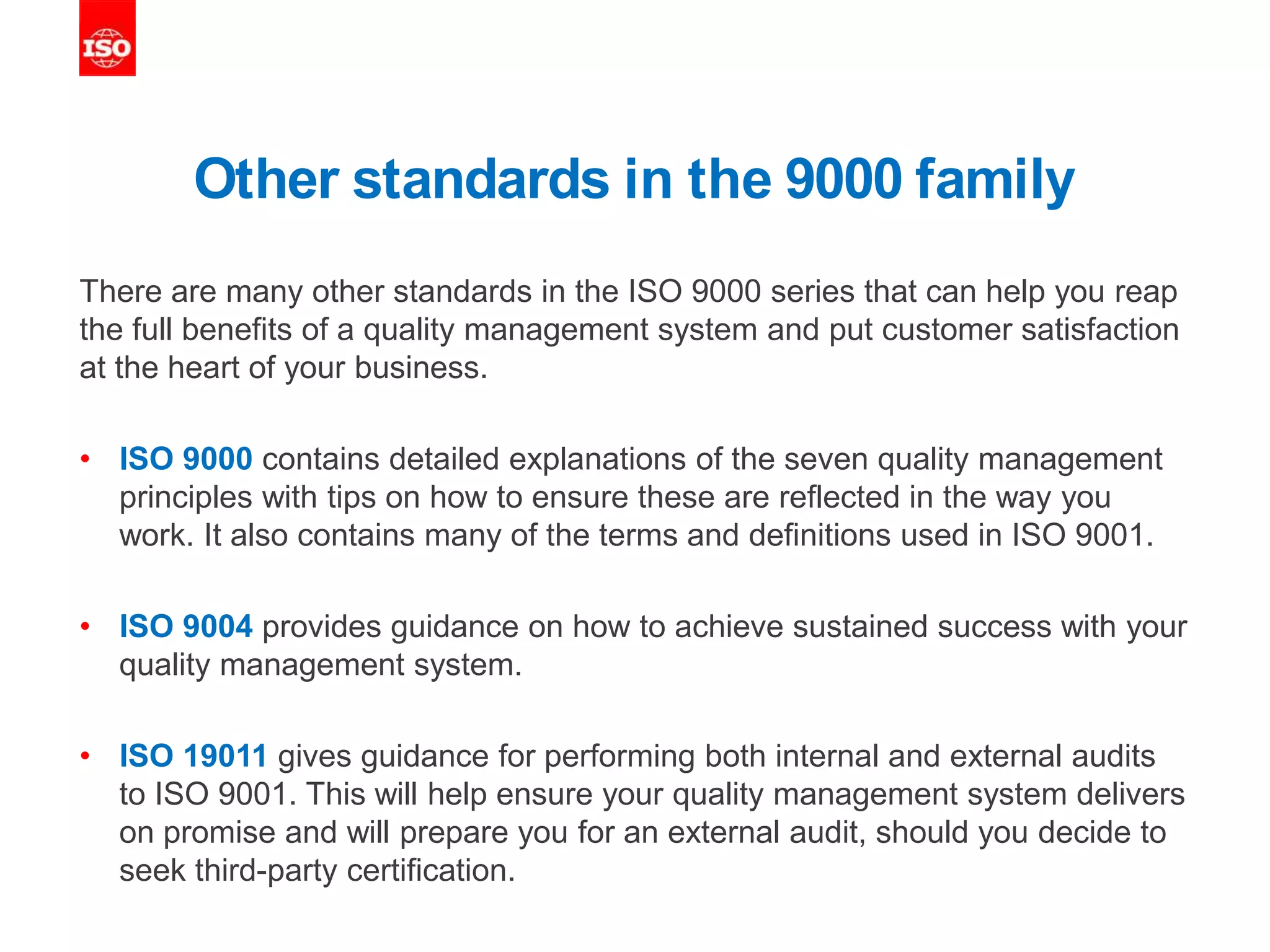 ISO 9001:2015 Quality Management Principles | PPTX