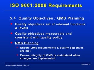 Iso 9001 2008 qms | PPT