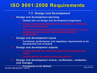 Iso 9001 2008 qms | PPT